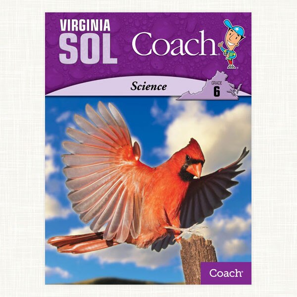 Virginia SOL Coach, New Gold Edition - Grade 6, Student Edition