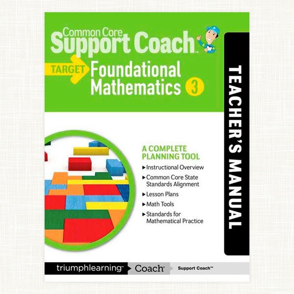 Support Coach Common Core Foundational Math Teacher Edition - Grade 3
