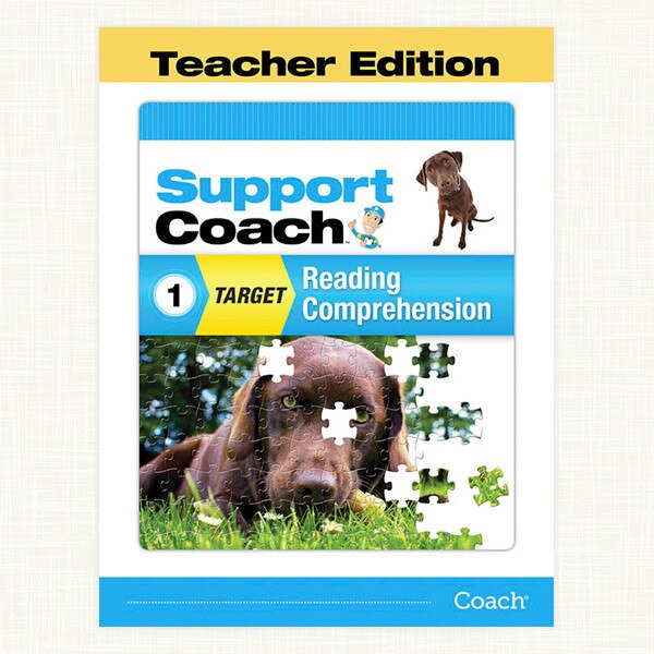Support Coach Reading Comprehension Teacher Edition - Grade 1