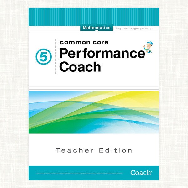 Performance Coach (2015) Common Core Math Teacher Edition - Grade 5