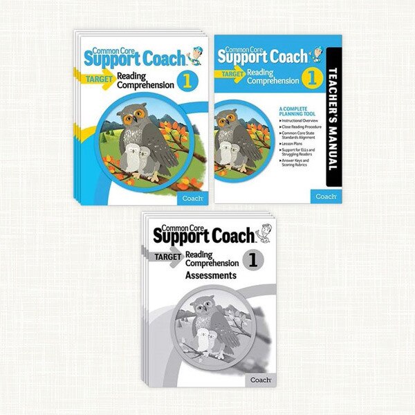 Support Coach Common Core Reading Comprehension Class Set with ...