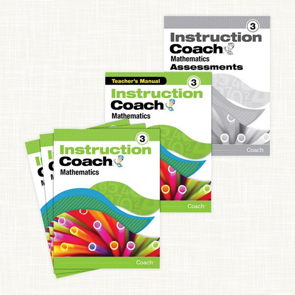 Instruction Coach Math Class Set for 25 Students - Grade 3
