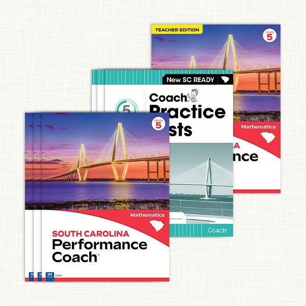 South Carolina Performance Coach, Math, Classroom Set with SC READY ...