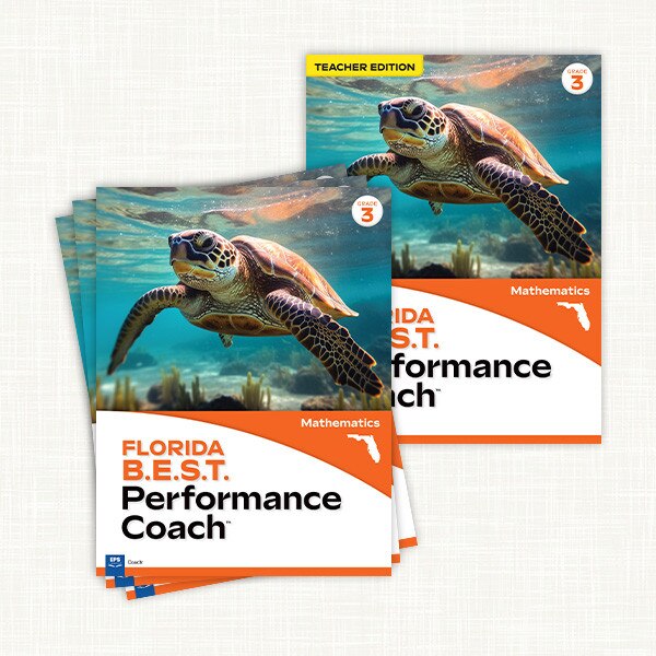 Florida B.E.S.T. Performance Coach Math Class Set for 25 Students - Grade 3
