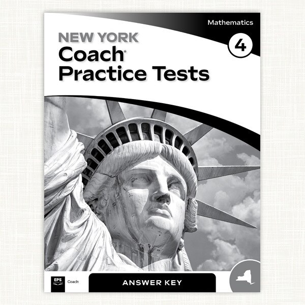 New York Coach (2025) Math Practice Test Answer Key - Grade 4