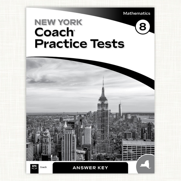 New York Coach (2025) Math Practice Test Answer Key - Grade 8