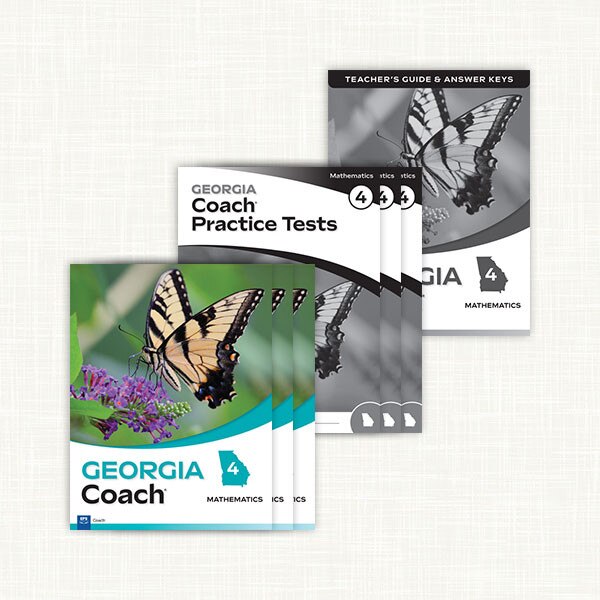 Georgia Coach (2025) Math Class Set with Assessments for 25 Students ...