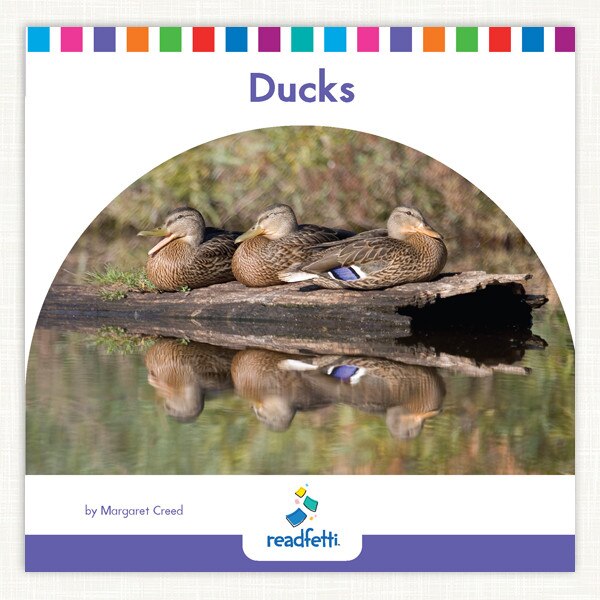Ducks - Readfetti Decodable Reader Book # 14, Level 3C