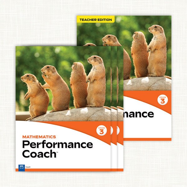 Performance Coach (2025) Math Class Set for 25 Students - Grade 3